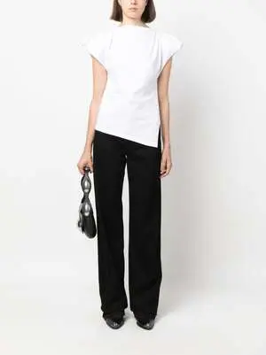 Isabel Marant Étoile Sebani Asymmetric T-shirt - White