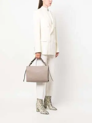 COCCINELLE Logo-print Leather Tote Bag
