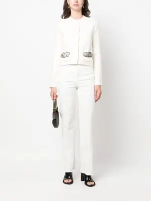 LANVIN Twisted Straight-leg Jeans