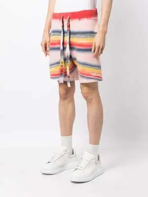 Amiri Tie-dye Track Shorts - Multicolour