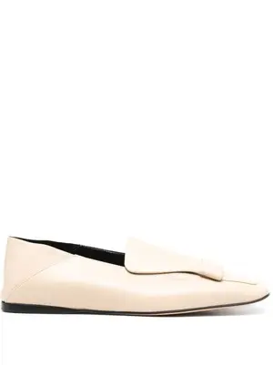 SERGIO ROSSI Sr1 Nappa-leather Loafers - Neutrals