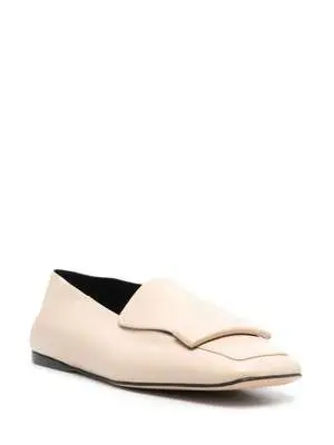 SERGIO ROSSI Sr1 Nappa-leather Loafers - Neutrals
