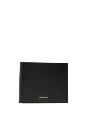 JIL SANDER Bi-fold Logo-debossed Wallet - Black