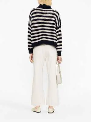 Brunello Cucinelli Stripe-print Turtleneck Jumper