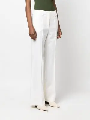 P.a.r.o.s.h Mid-rise Virgin-wool Flared Trousers