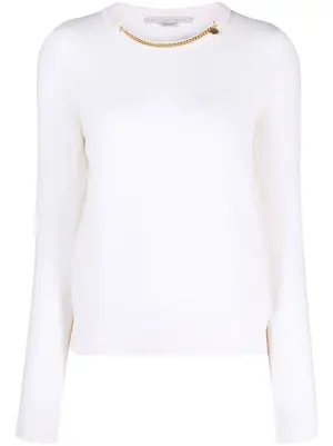 Stella McCartney Chain-embellished Wool Jumper