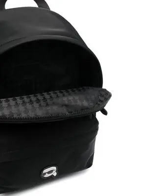 Karl Lagerfeld Logo-patch Faux-leather Backpack