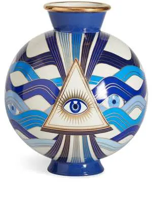 Jonathan Adler Druggist Eye Vase - Blue