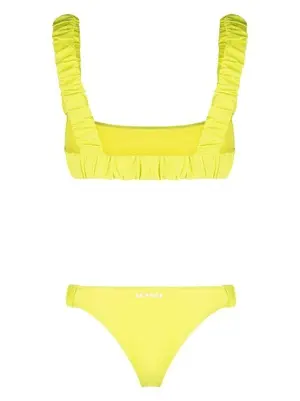 Sunnei Logo-print Ruched Bikini Set
