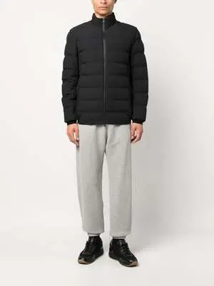 Woolrich Logo-patch Padded Jacket - Black