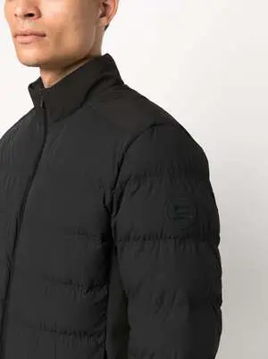 Woolrich Logo-patch Padded Jacket - Black