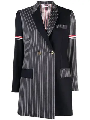Thom Browne Patchwork Double-breasted Blazer