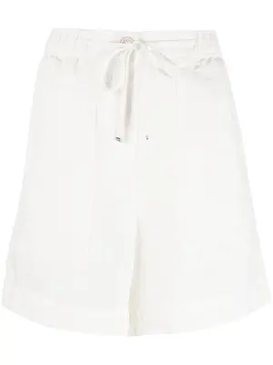 Tommy Hilfiger High-waisted Linen Shorts