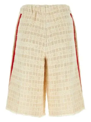 Gucci Tweed Drawstring Shorts