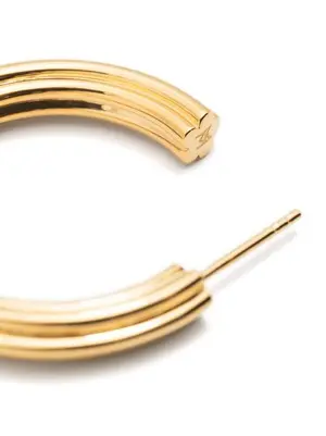MISSOMA Ridge Hoop Earrings