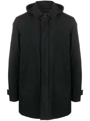 Herno Detachable Hood Parka - Black