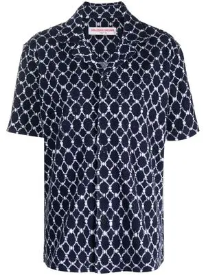 Orlebar Brown Howell Geo Short-sleeve Shirt