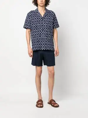 Orlebar Brown Howell Geo Short-sleeve Shirt