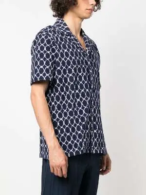 Orlebar Brown Howell Geo Short-sleeve Shirt