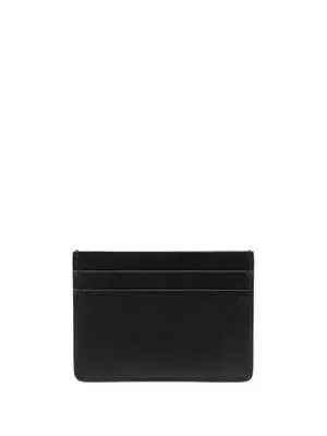 JIL SANDER Logo-print Leather Cardholder - Black