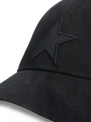 GOLDEN GOOSE Star-patch Baseball Cap - Black