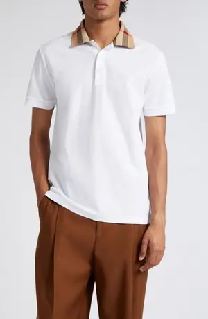 Burberry Spread Collar Polos For Men
