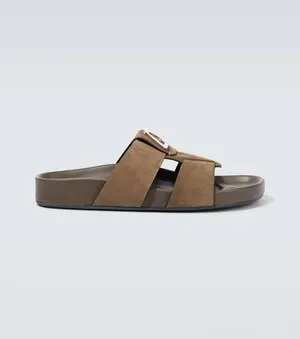 Christian Louboutin Logo Sandals For Men