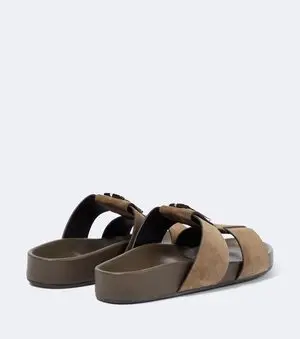 CHRISTIAN LOUBOUTIN Dhabubizz Suede Sandals - Brown