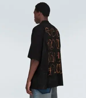 Balenciaga Large Fit Cotton Jersey T-shirt