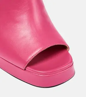 SOULIERS MARTINEZ Alba 90 Leather Mules