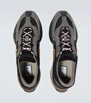 Gucci Run Suede Sneakers
