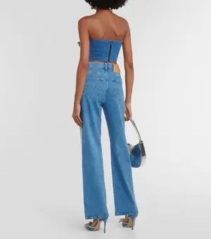 Giuseppe Di Morabito Embellished Wide-leg Jeans
