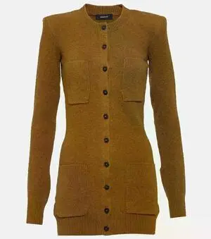 Wardrobe.NYC Cotton-blend Cardigan - Black