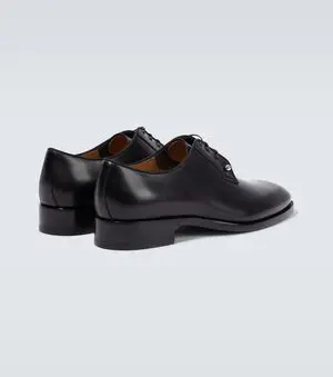 CHRISTIAN LOUBOUTIN Chambeliss Leather Derby Shoes - Black