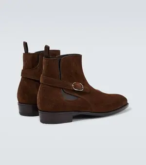 John Lobb Mason Suede Chelsea Boots