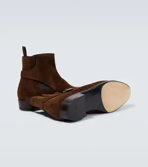 John Lobb Mason Suede Chelsea Boots