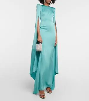 Alex Perry Bennett Satin Gown