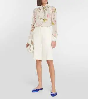 Giambattista Valli Embellished Satin Mules