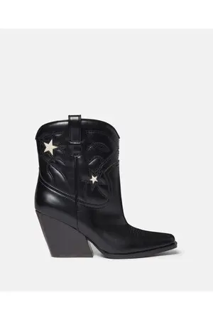 Stella McCartney Cloudy Alter Mat Star Embroidery Cowboy Boots