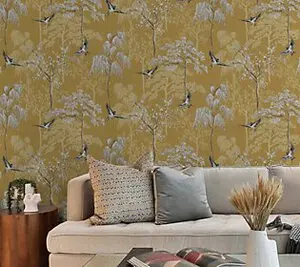 NEXTWALL Bird Garden Peel And Stick Wallpaper