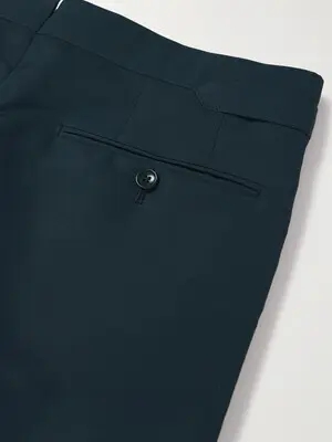TOM FORD O'connor Tapered Cotton And Silk-blend Trousers