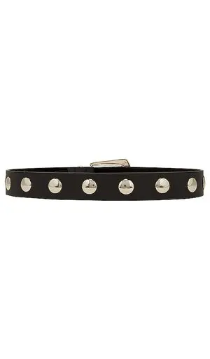 B-low The Belt Jordana Mini Moto Belt - Black & Silver