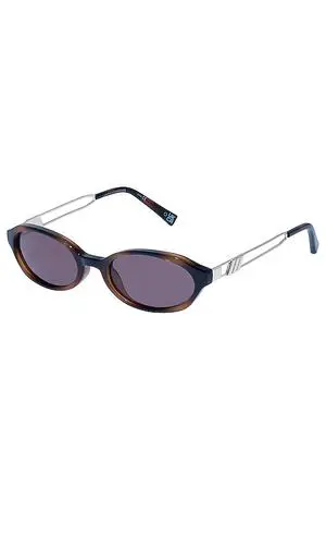 Le Specs Lunita Sunglasses - Tort & Smokey Brown Mono
