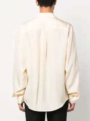 Dsquared2 Embroidered Silk Bowling Shirt