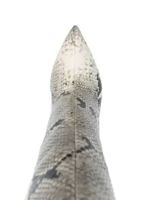 Paris Texas 90mm Snakeskin-print Leather Boots
