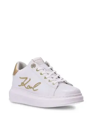 Karl Lagerfeld Kapri Karl Ikonic Low-top Sneakers - White