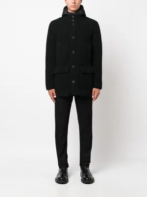 Herno Knitted Hooded Jacket