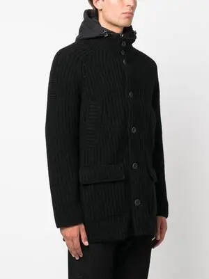 Herno Knitted Hooded Jacket