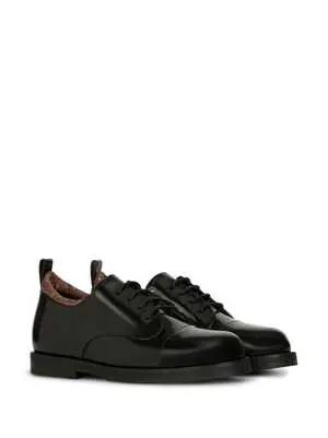 Etro Paisley-print Leather Derby Shoes