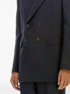 Alexander McQueen Double-breasted Blazer - Blue